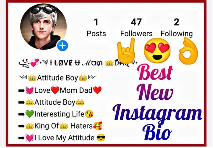 How to Create a Cool instagram bio for boys stylish font 2024